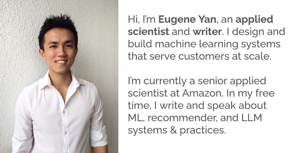 About • Eugene Yan